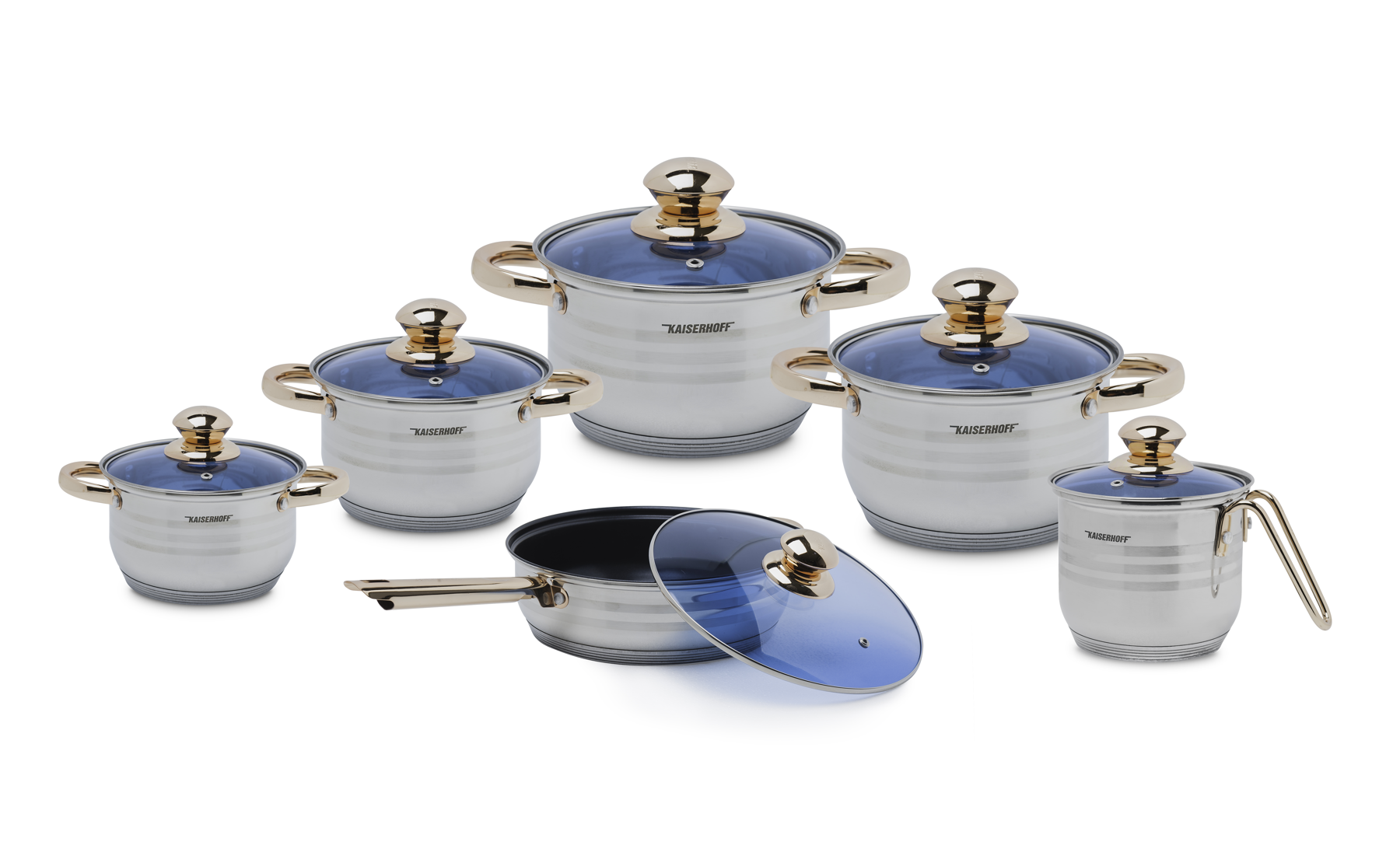 ქვაბების ნაკრები KAISERHOFF – შენი ონლაინ მაღაზია